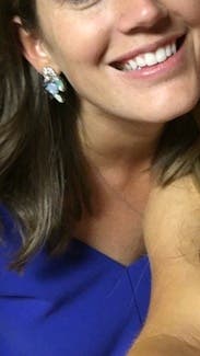 Midnight Emerald Crystal Cluster Studs by Tova for $47 | Rent the Runway