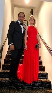 Ruby Red Gala Gown by Badgley Mischka for $50 - $70 | Rent the Runway