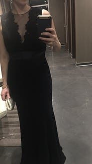 Deep Midnight Gown by Theia for $165 - $185 | Rent the Runway